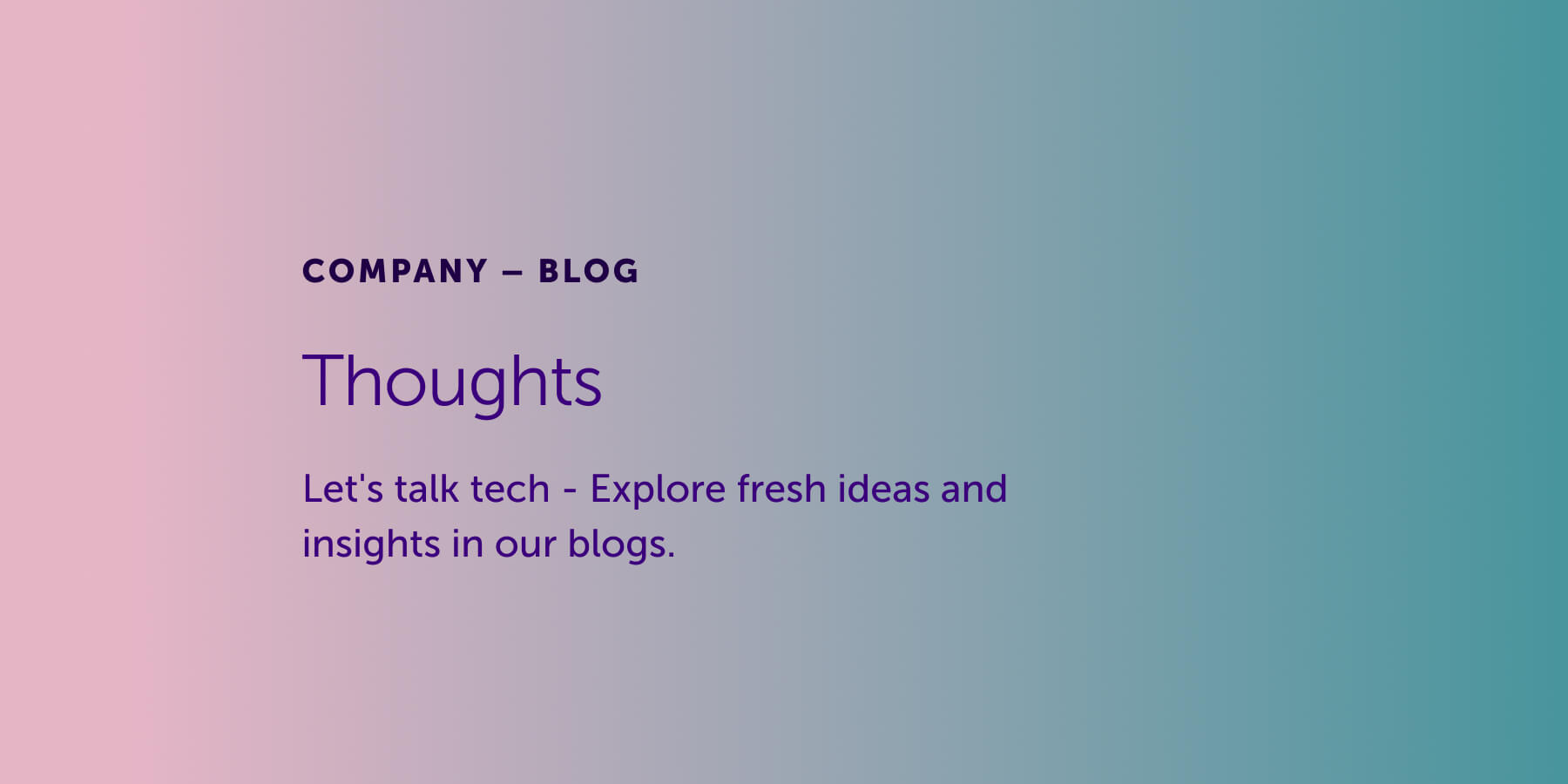 Blog - Latest Technology - TALKD